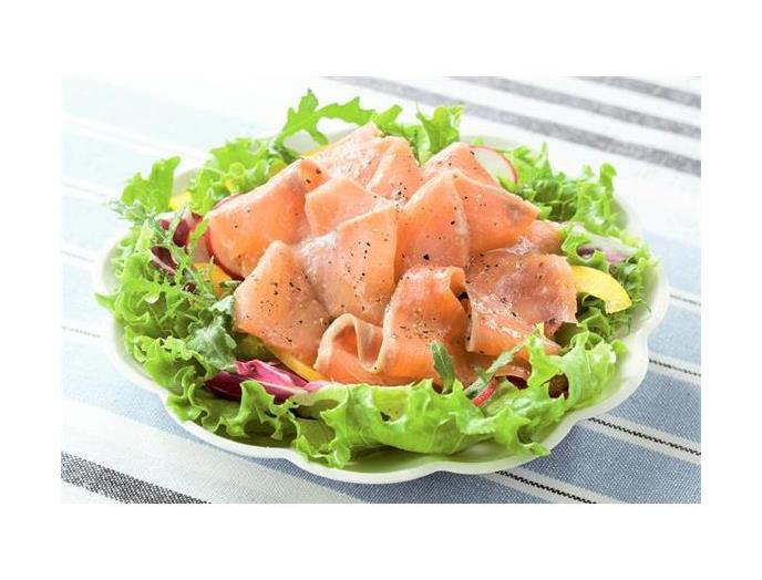 コープしが 3月1回（スマートフォン） 商品詳細 北海道産秋鮭スモークサーモン切り落とし